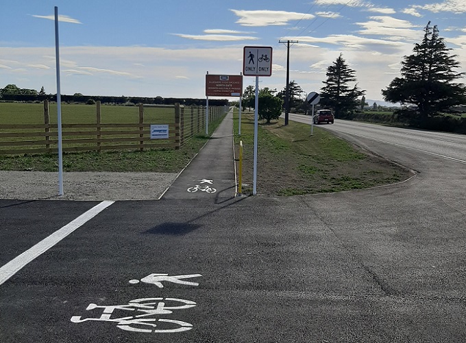 Selwyn District Council - Leeston Doyleston walk and cycle link opening